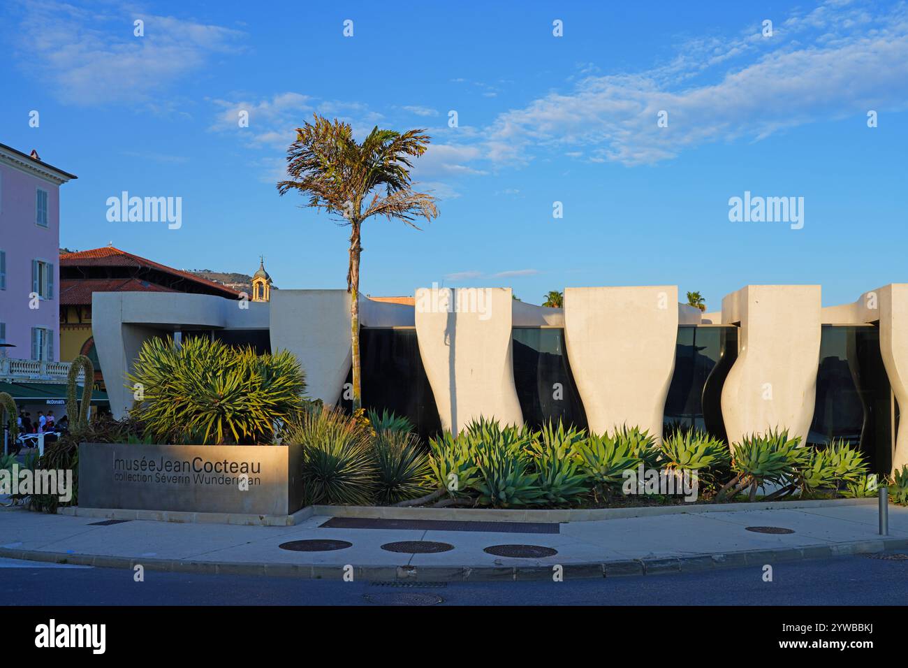 MENTON, FRANCE -25 MAY 2023- View of the Musee Jean Cocteau Séverin ...