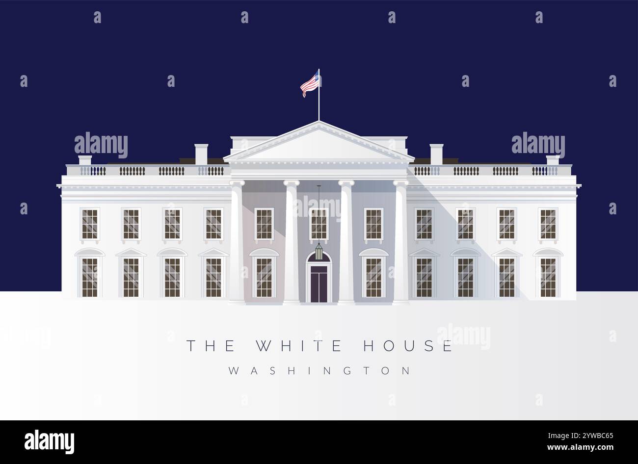 The white house washington dc aerial hi-res stock photography and ...