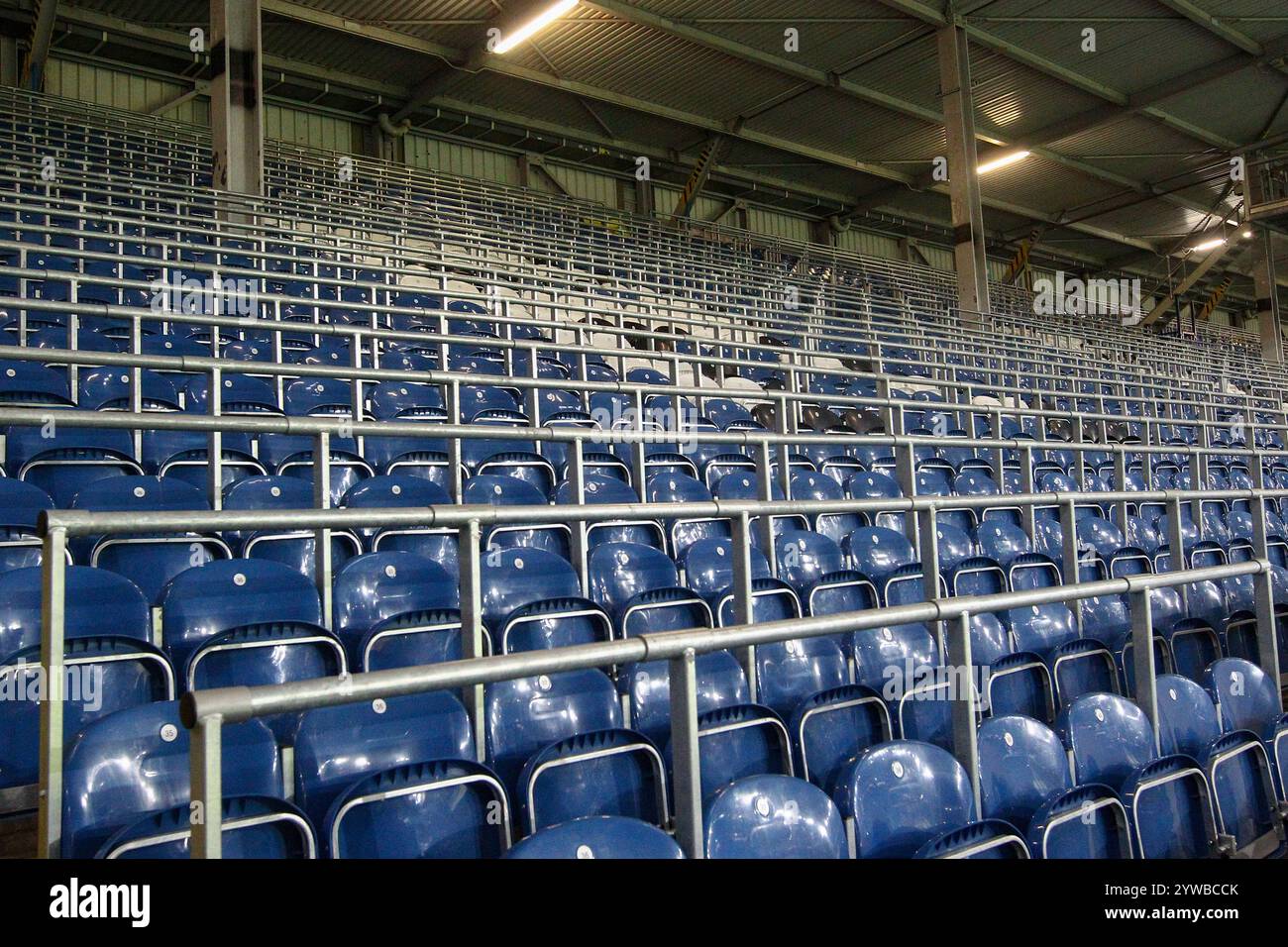 Elland Road Stadium, Leeds, England - 10th December 2024 Safe standing ...