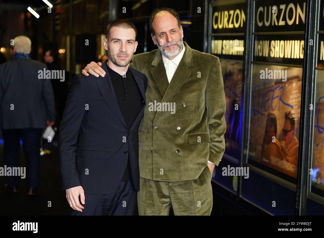 Luca Guadagnino (right) attending the gala screening of Queer, at the ...