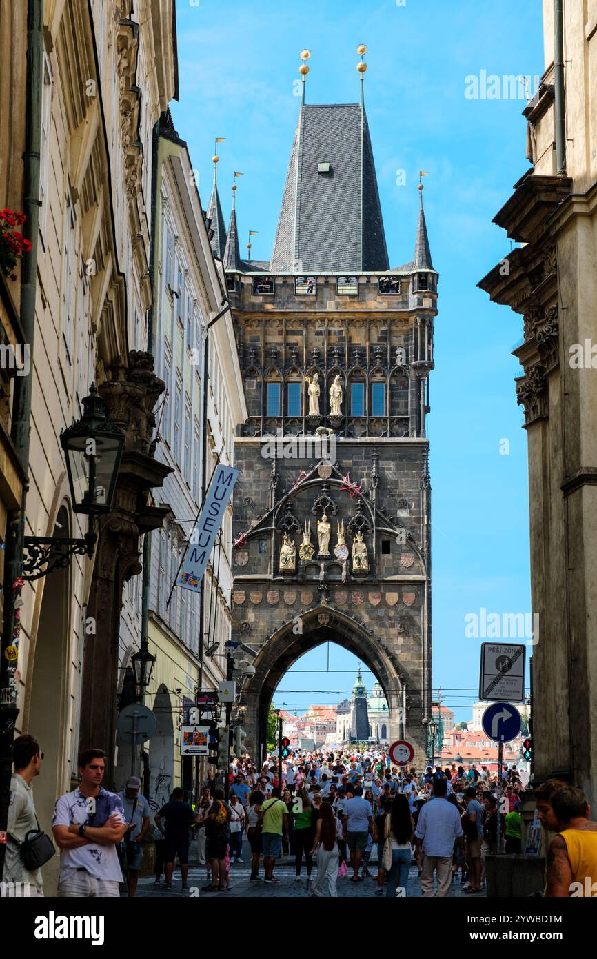 Charles Bridge Tower, Prague, Czech Republic, Czechia Stock Photo - Alamy