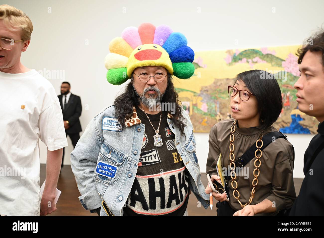 Takashi Murakami in his major new exhibition, Japanese Art History à la Takashi Murakami - his ...