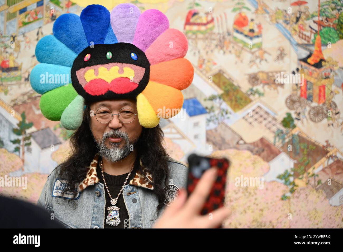 Takashi Murakami in his major new exhibition, Japanese Art History à la Takashi Murakami - his ...