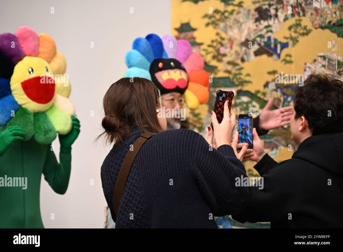 Takashi Murakami in his major new exhibition, Japanese Art History à la Takashi Murakami - his ...