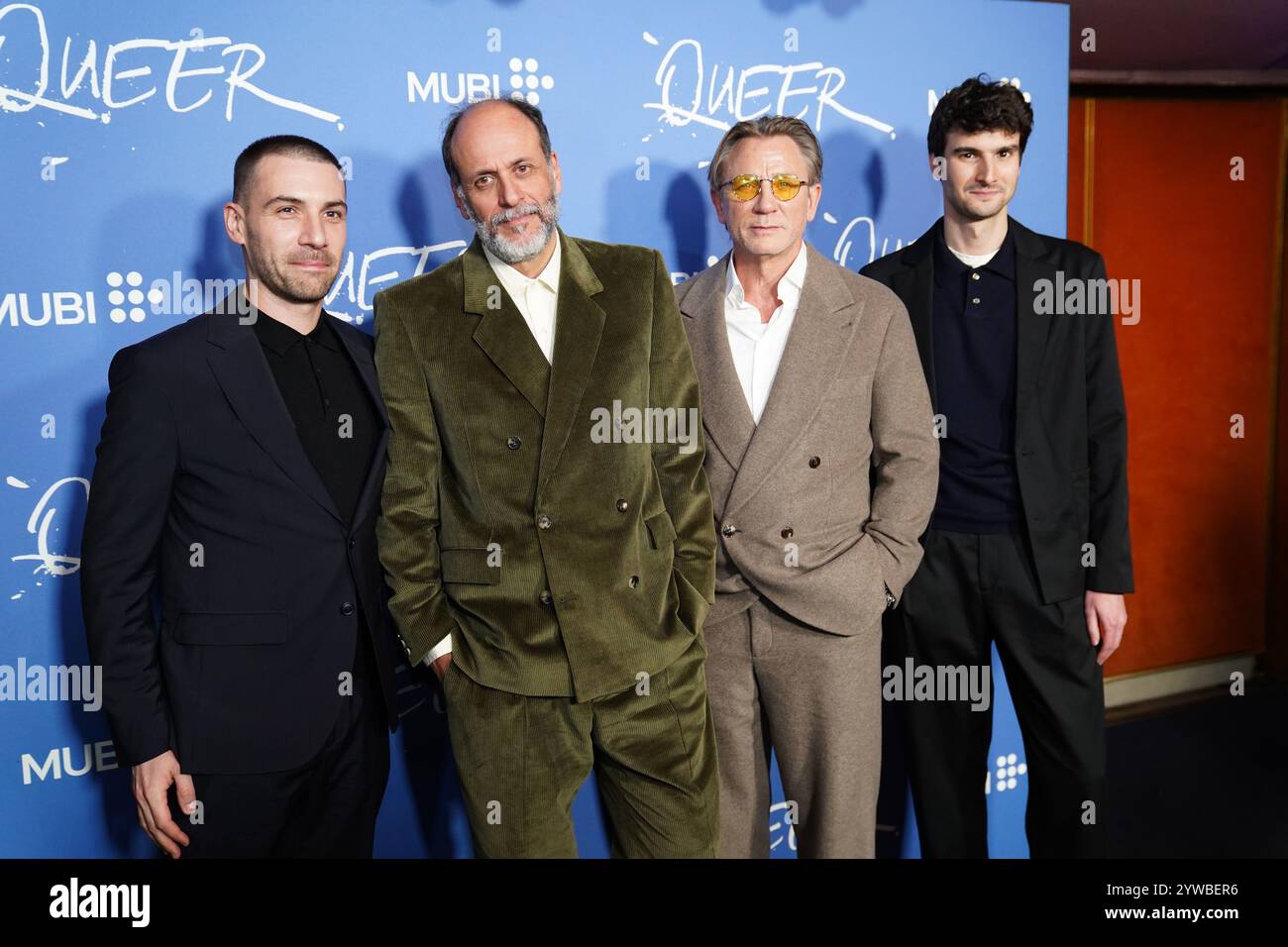 (left-right) Stefano Baisi, Luca Guadagnino, Daniel Craig and Justin ...