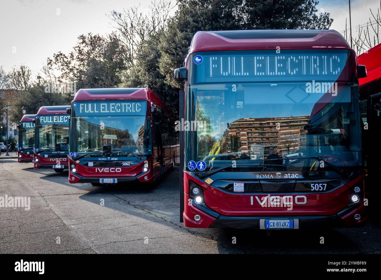 Rome, Rm, Italy. 10th Dec, 2024. ATAC (Roman Public Transport Company ...