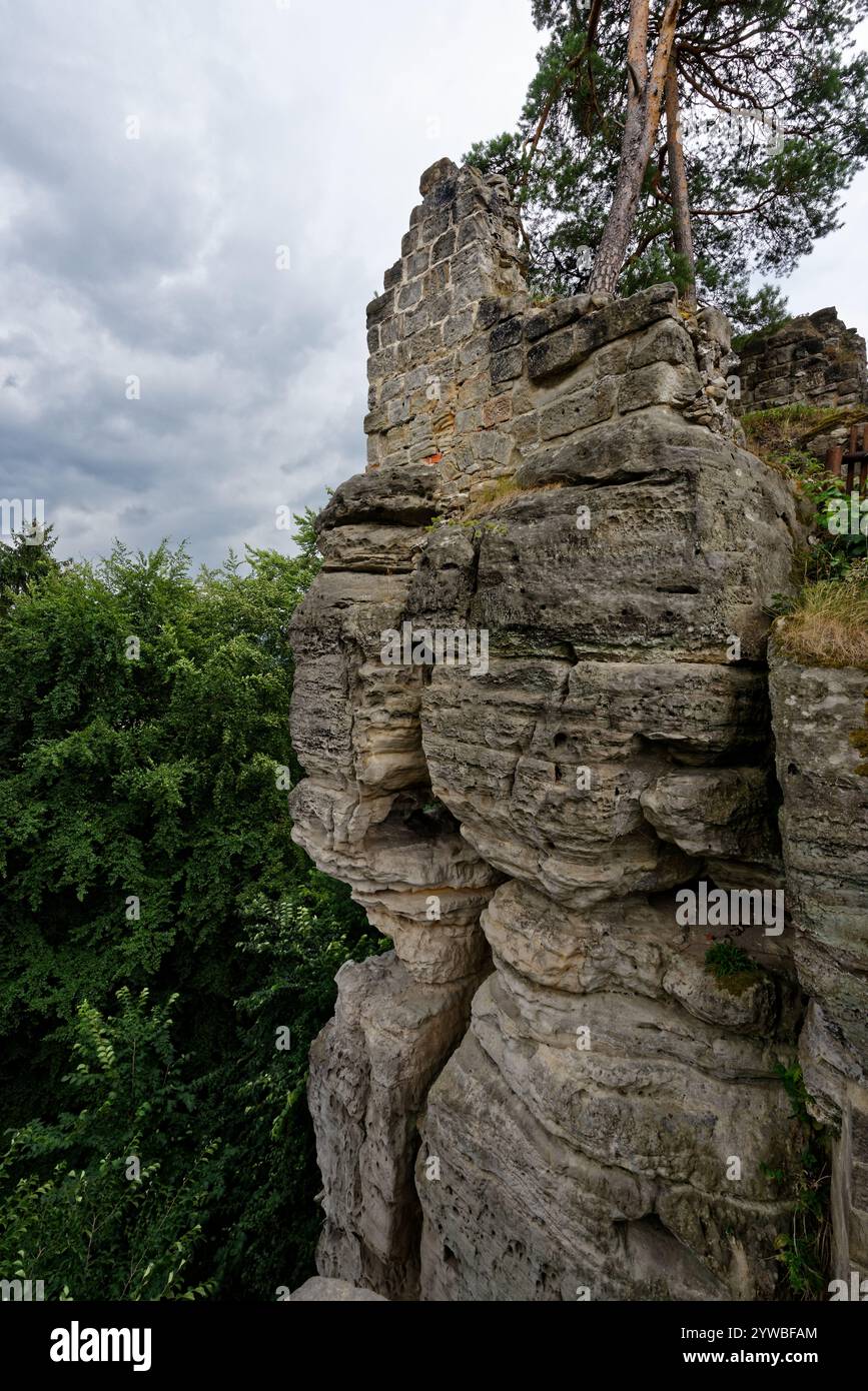 Hrad Valdštejn / Wallenstein Castle Stock Photo - Alamy