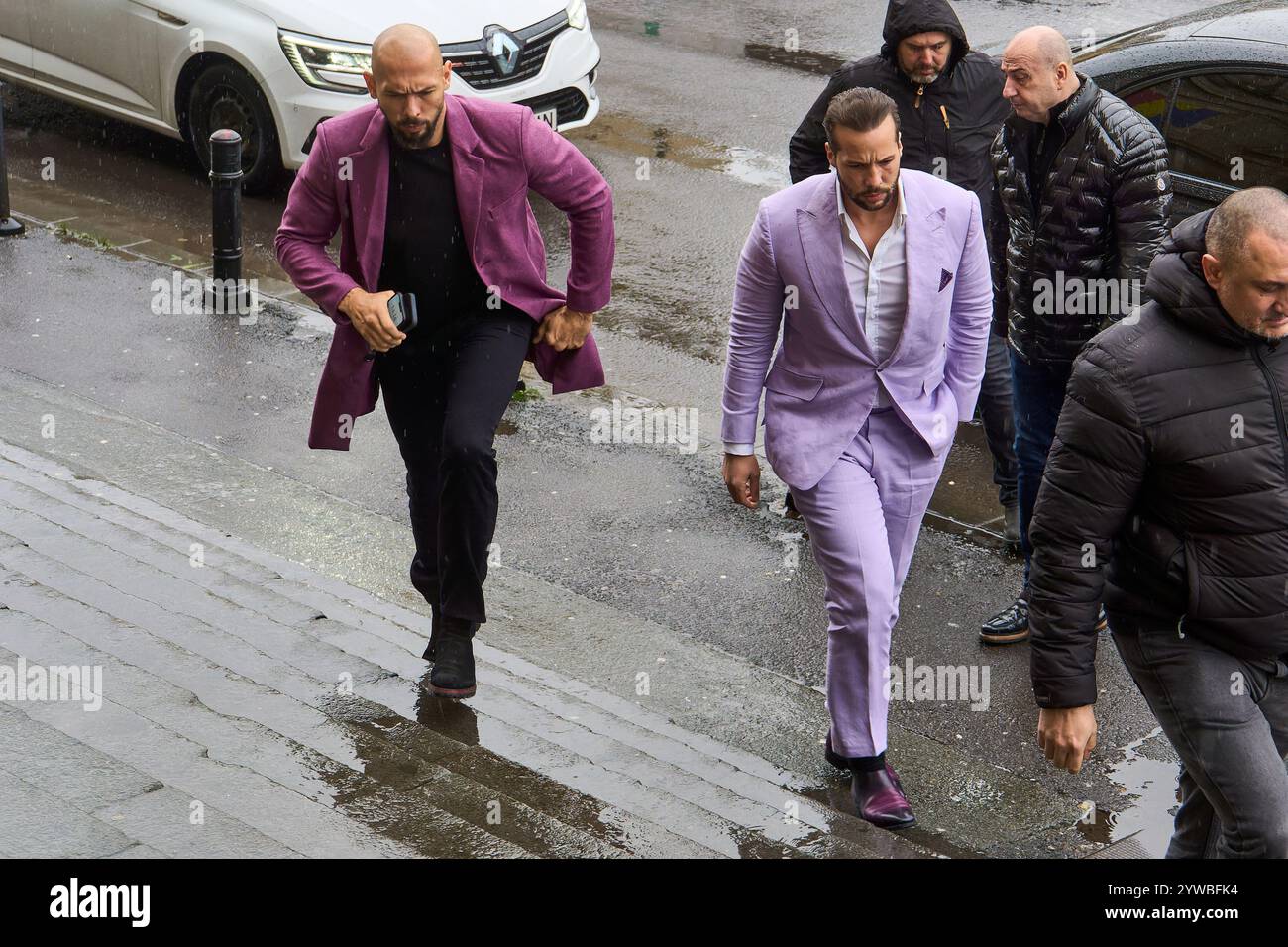 Bucharest, Romania. 10th Dec, 2024: Andrew Tate (L) and his brother ...