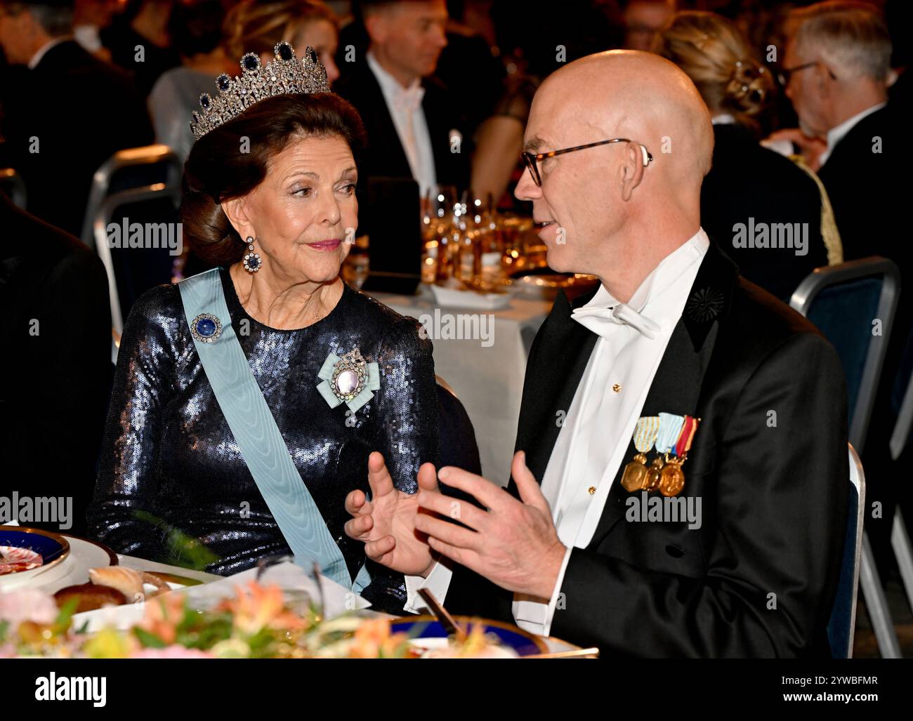 Stockholm, Sweden. 10th Dec, 2024. STOCKHOLM, SWEDEN 20241210Queen ...