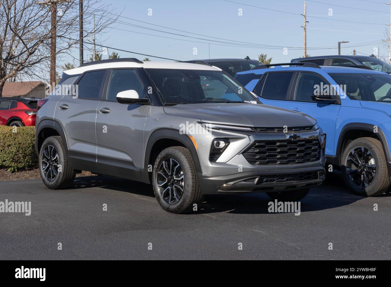 Avon - December 8, 2024: Chevrolet Trailblazer 4WD ACTIV display. Chevy ...