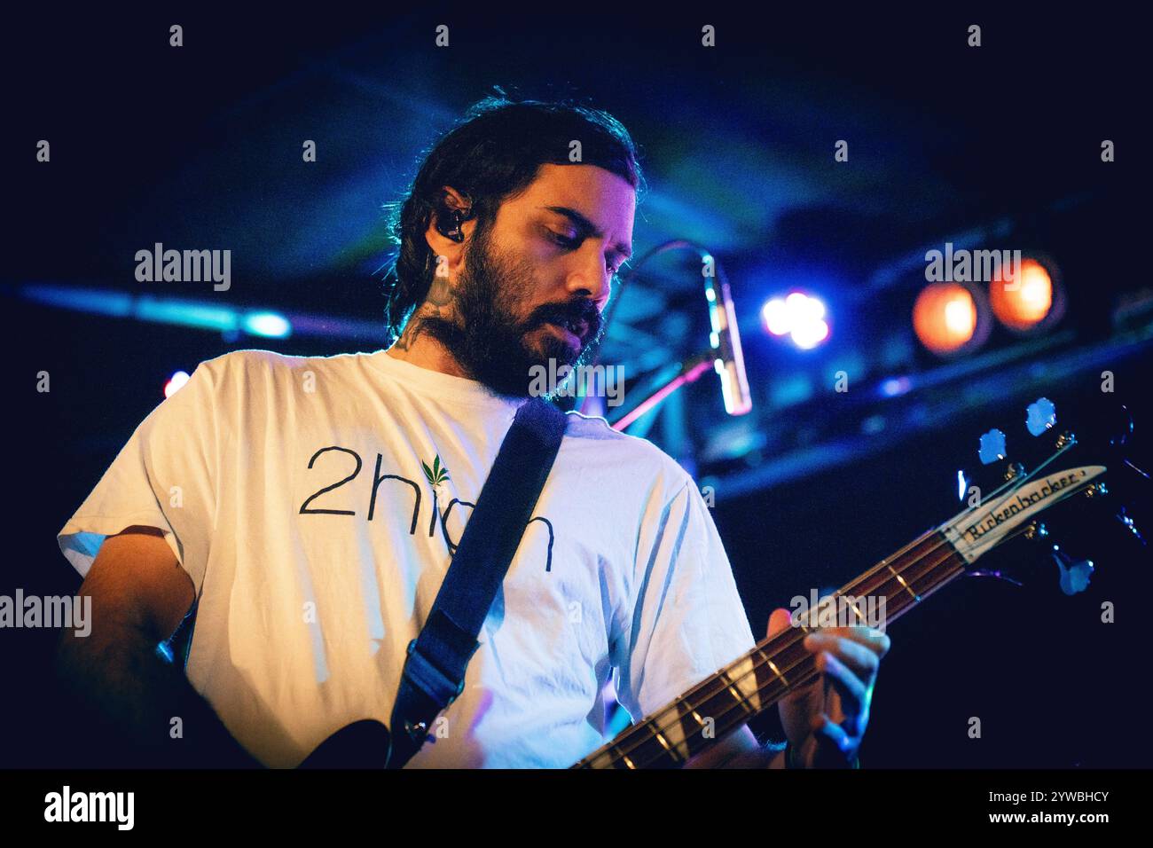 Malmö, Sweden. 26th, November 2024. The Greek stoner rock band 1000mods ...