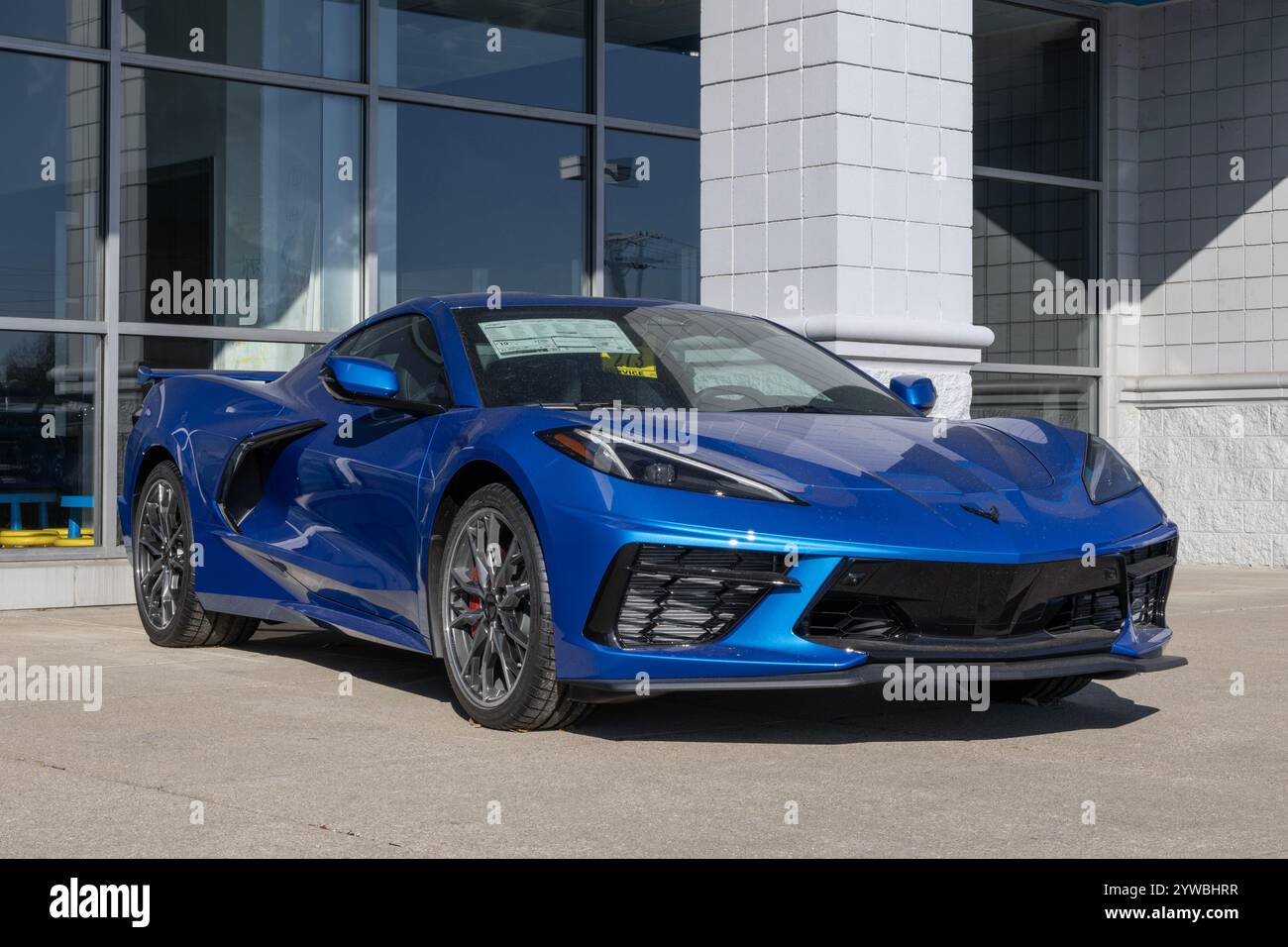 Plainfield - December 8, 2024: Chevrolet Corvette Stingray 2LT display ...