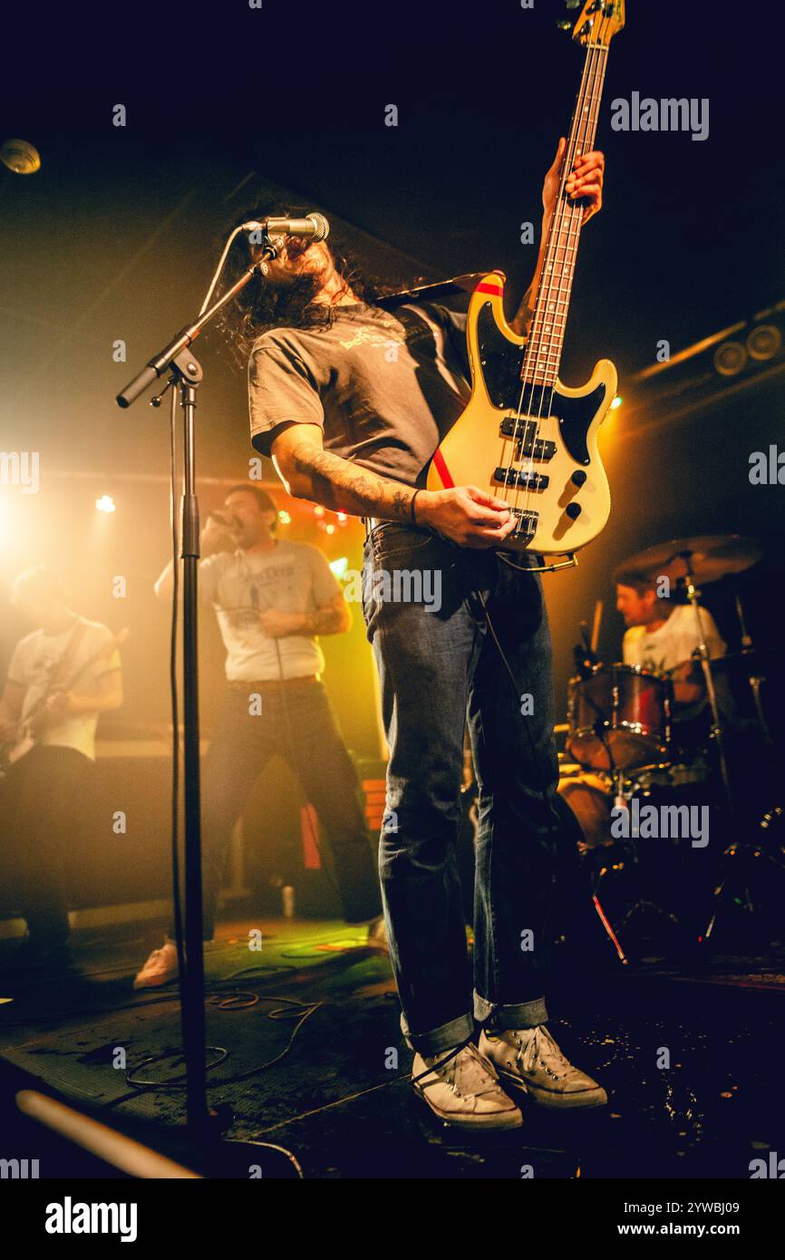 Malmö, Sweden. 21st, November 2024. The English rock band Chubby and ...