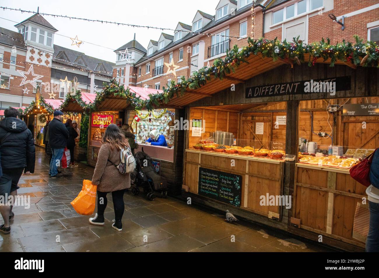 Whitefriars Shopping Centre section of the Canterbury Christmas Market ...