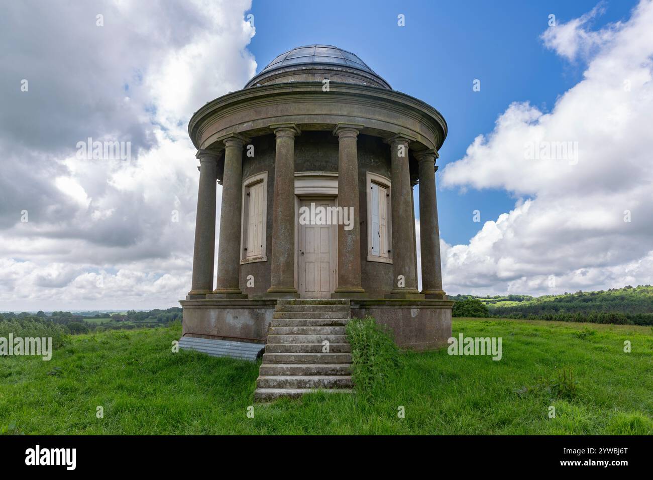 John Fuller's Rotunda Temple, Brightling Park, East Sussex Stock Photo ...