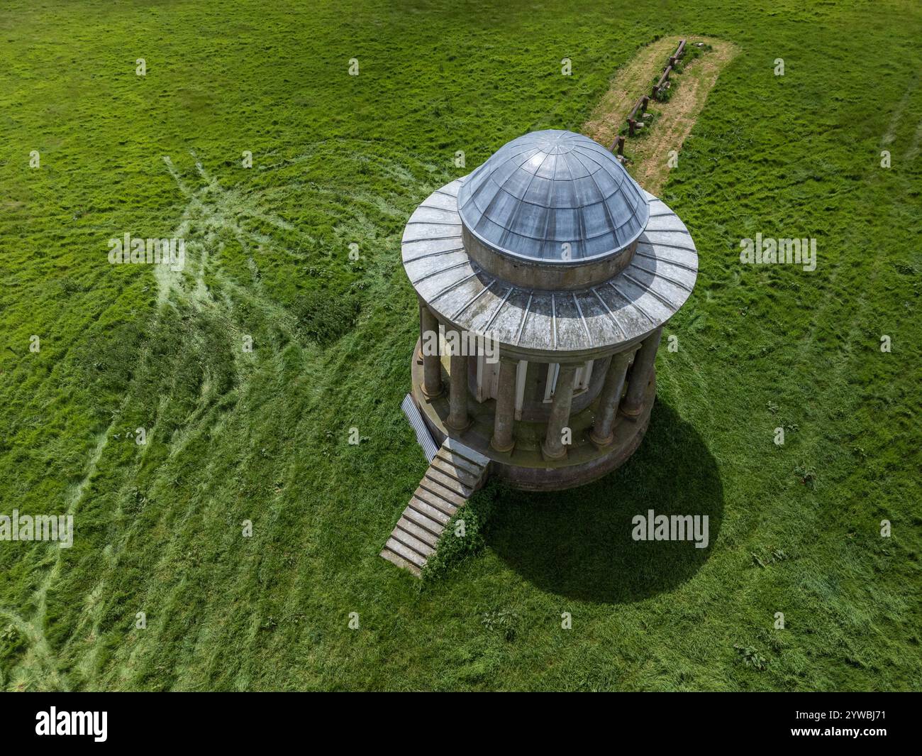 John Fuller's Rotunda Temple, Brightling Park, East Sussex Stock Photo ...