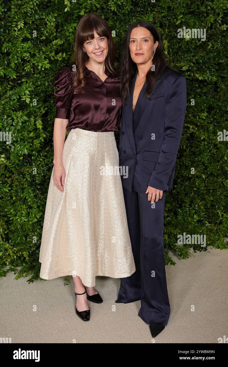 Alice Brooks, left, and Rachel Morrison attend the Academy Women's ...