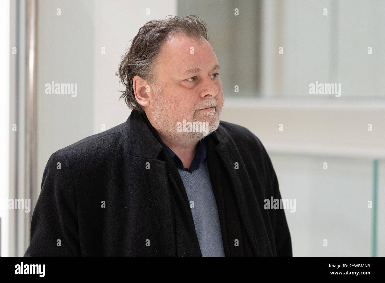 Paris, France. 10th Dec, 2024. French director Christophe Ruggia leaves ...