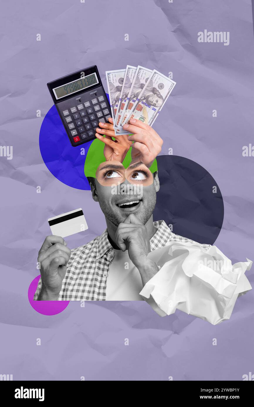 Trend artwork sketch image photo collage of portrait caricature ...