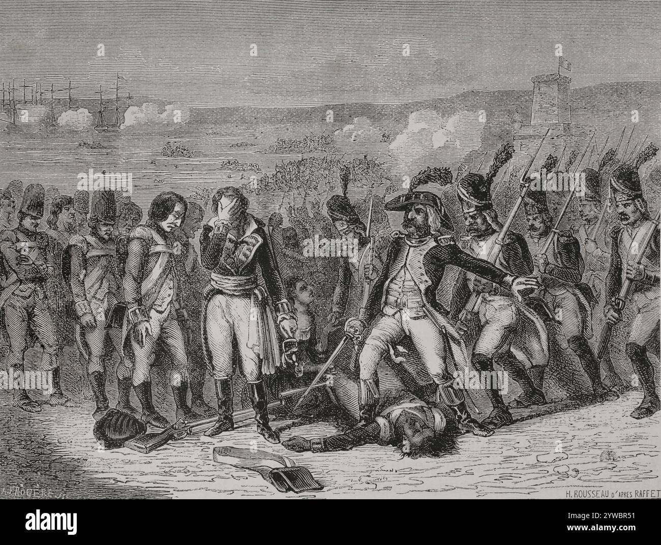 French Revolution. Chouannerie. Battle of Quiberon (23 June to 21 July ...