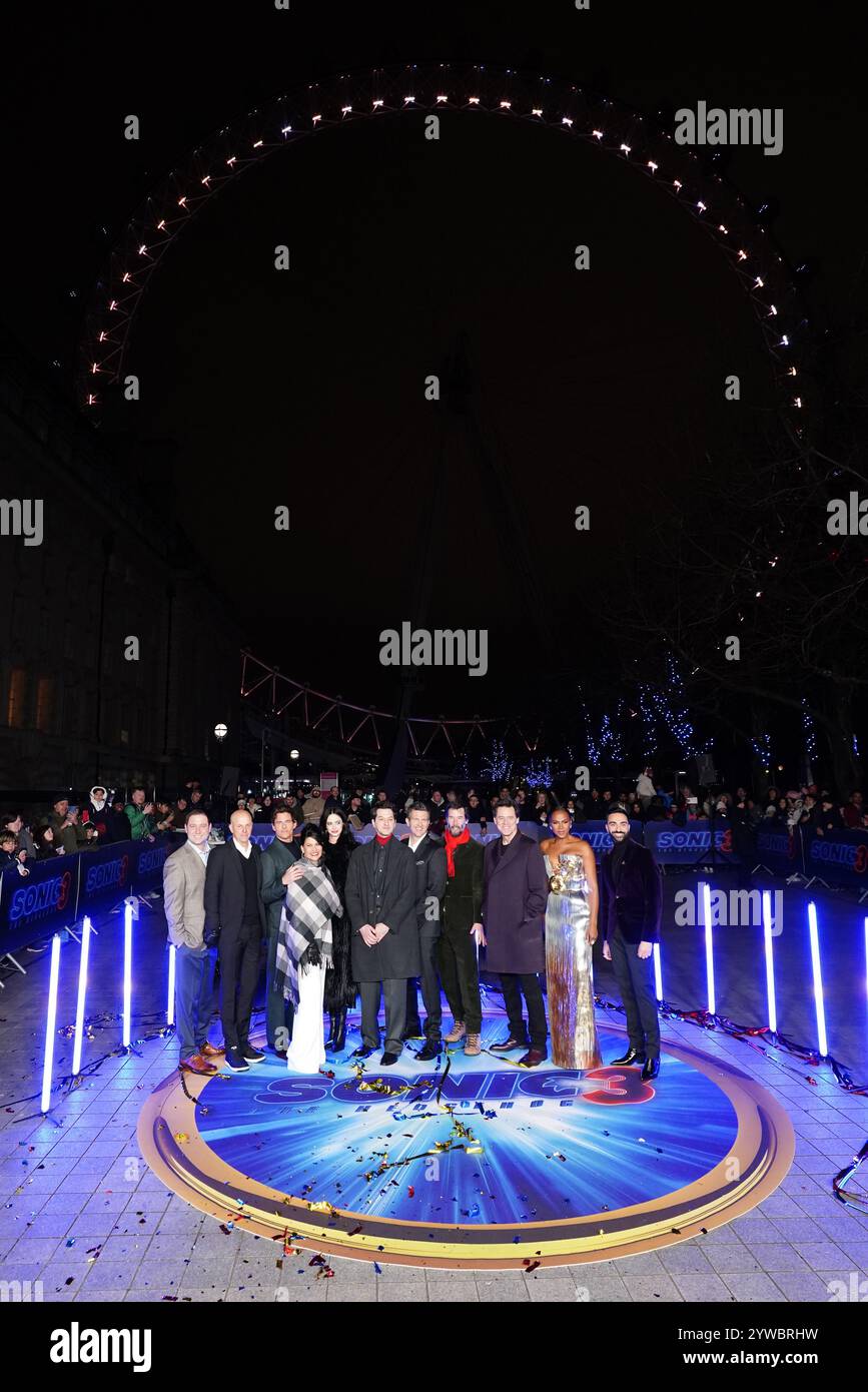 (left to right) Toby Ascher, Neal H. Moritz, James Marsden, Colleen O ...