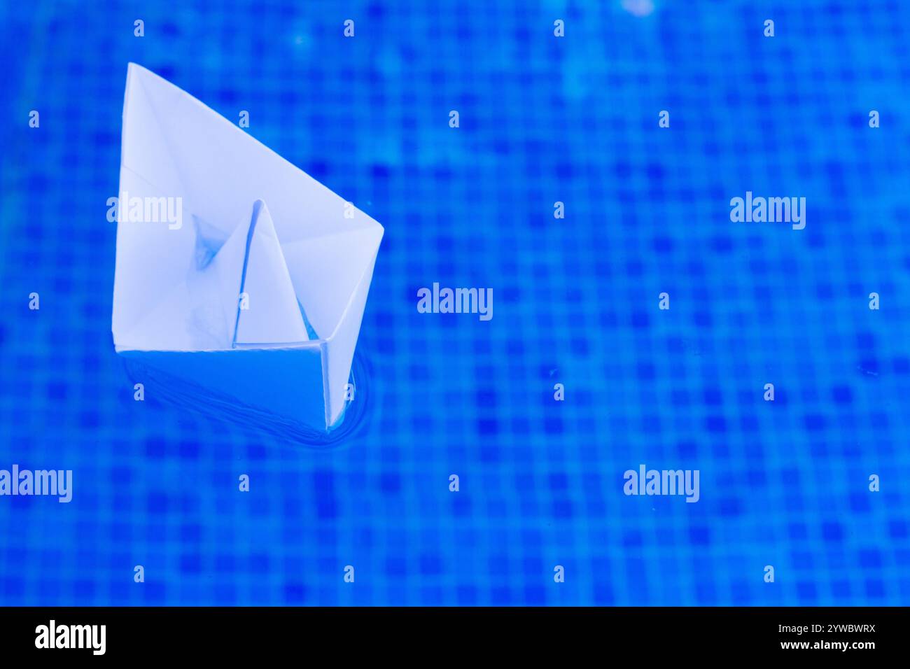 The Serene Reflection of a CrystalClear Swimming Pool Accompanied by a ...