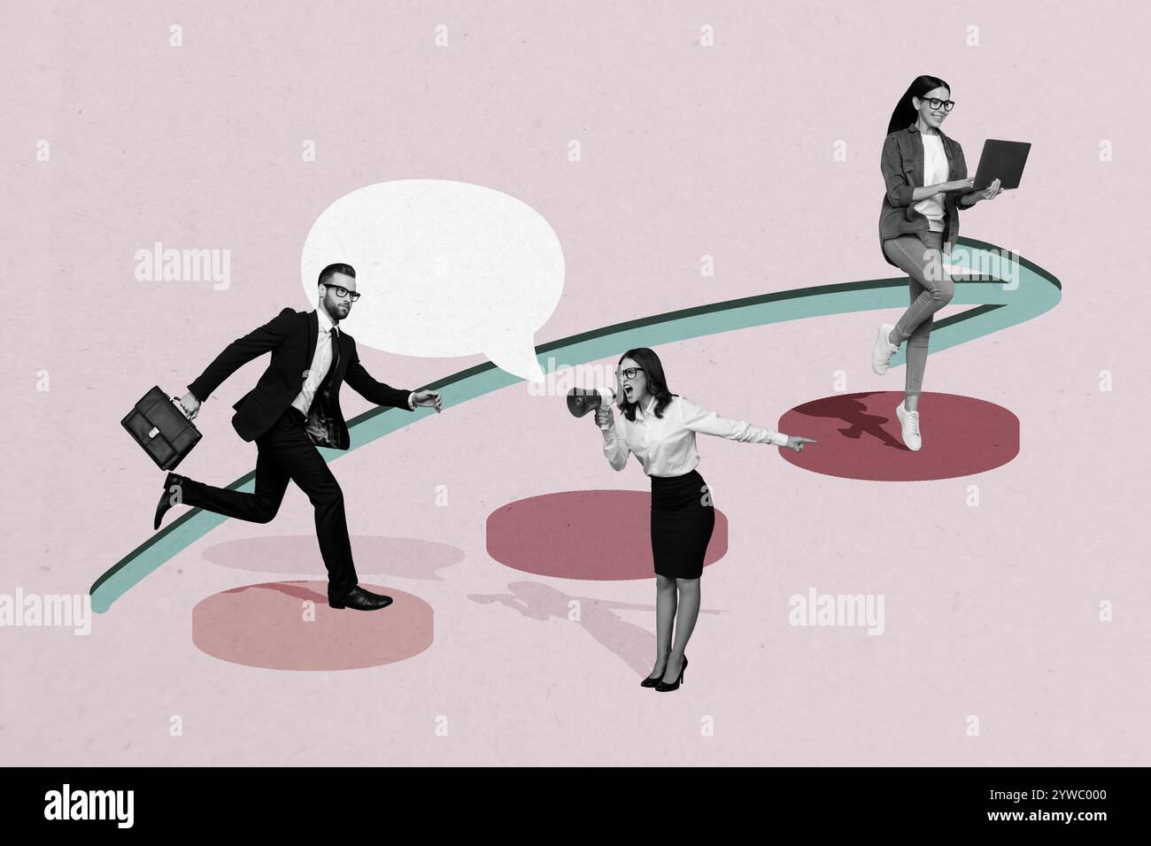 Visual narrative collage hi-res stock photography and images - Alamy