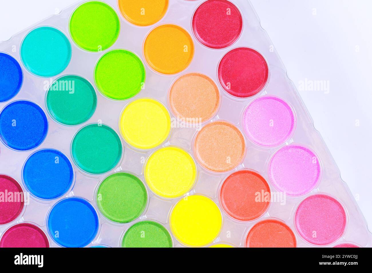 An essential tool for artists hobbyists, this palette of colorful ...