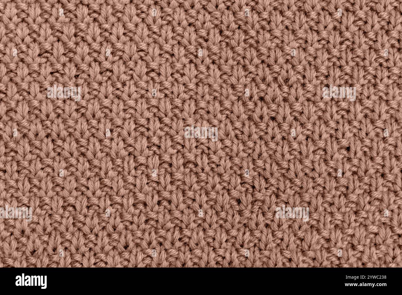 Knitted pearl wool background. Demonstrating color of 2025 year mocha ...