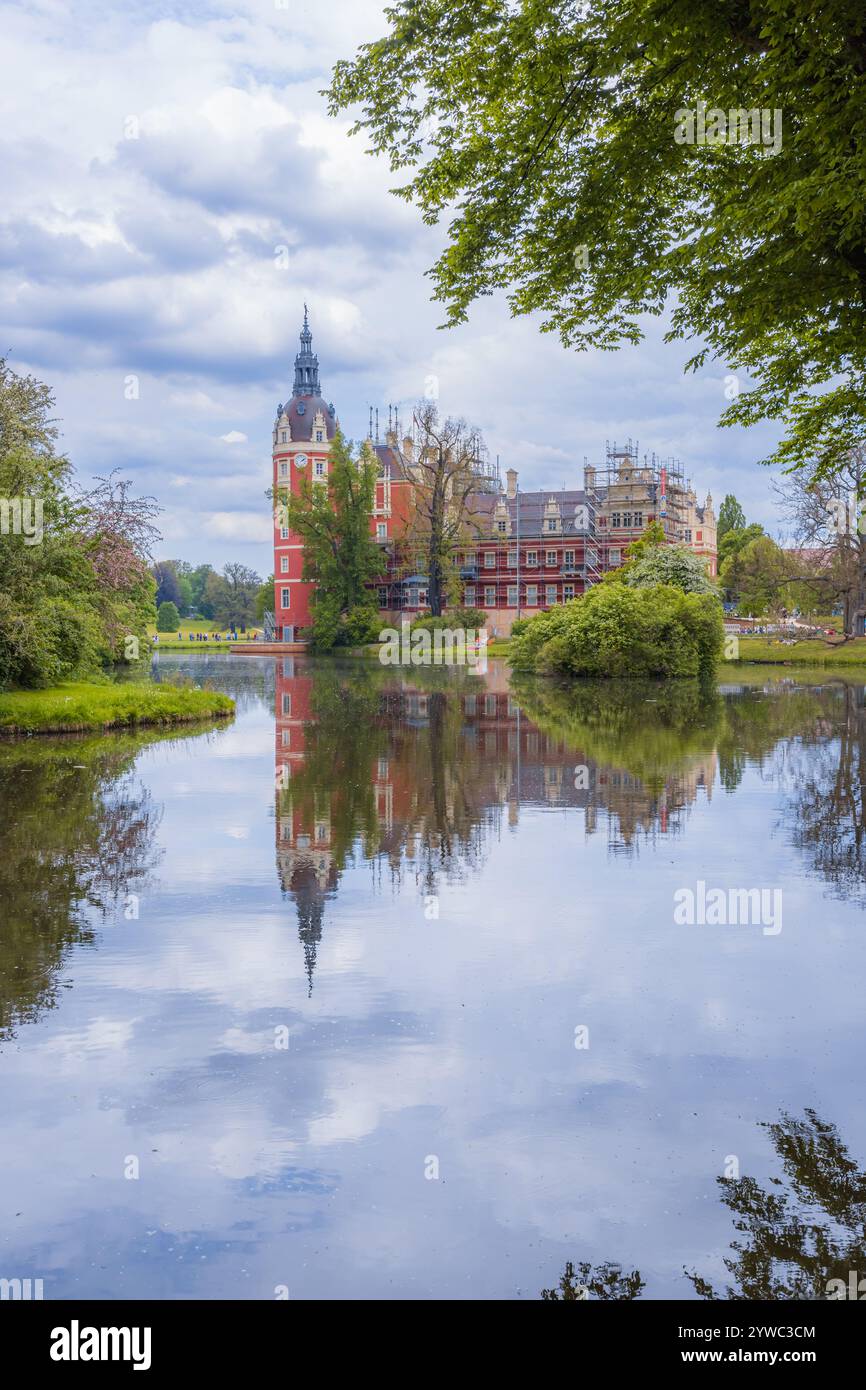 Bad Muskau, Germany - May 3 2024: Beautiful and majestic Hermann von ...