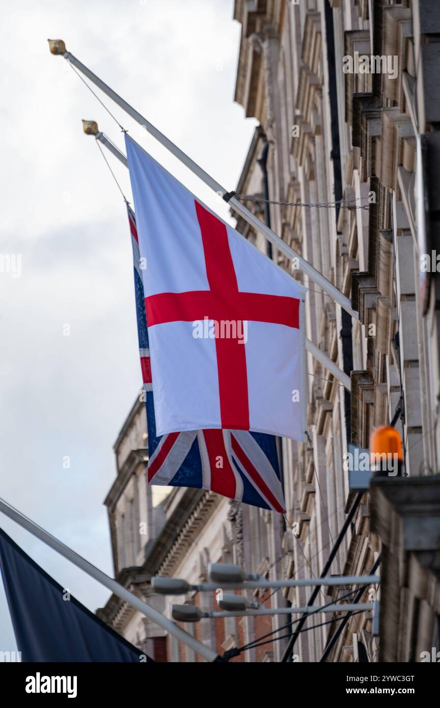 National flag of England, constituent country of United Kingdom ...