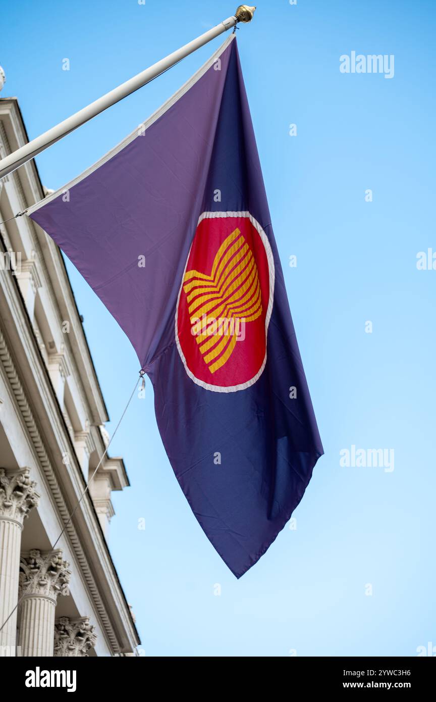 Flag of Association of Southeast Asian Nations, ASEAN, political and ...