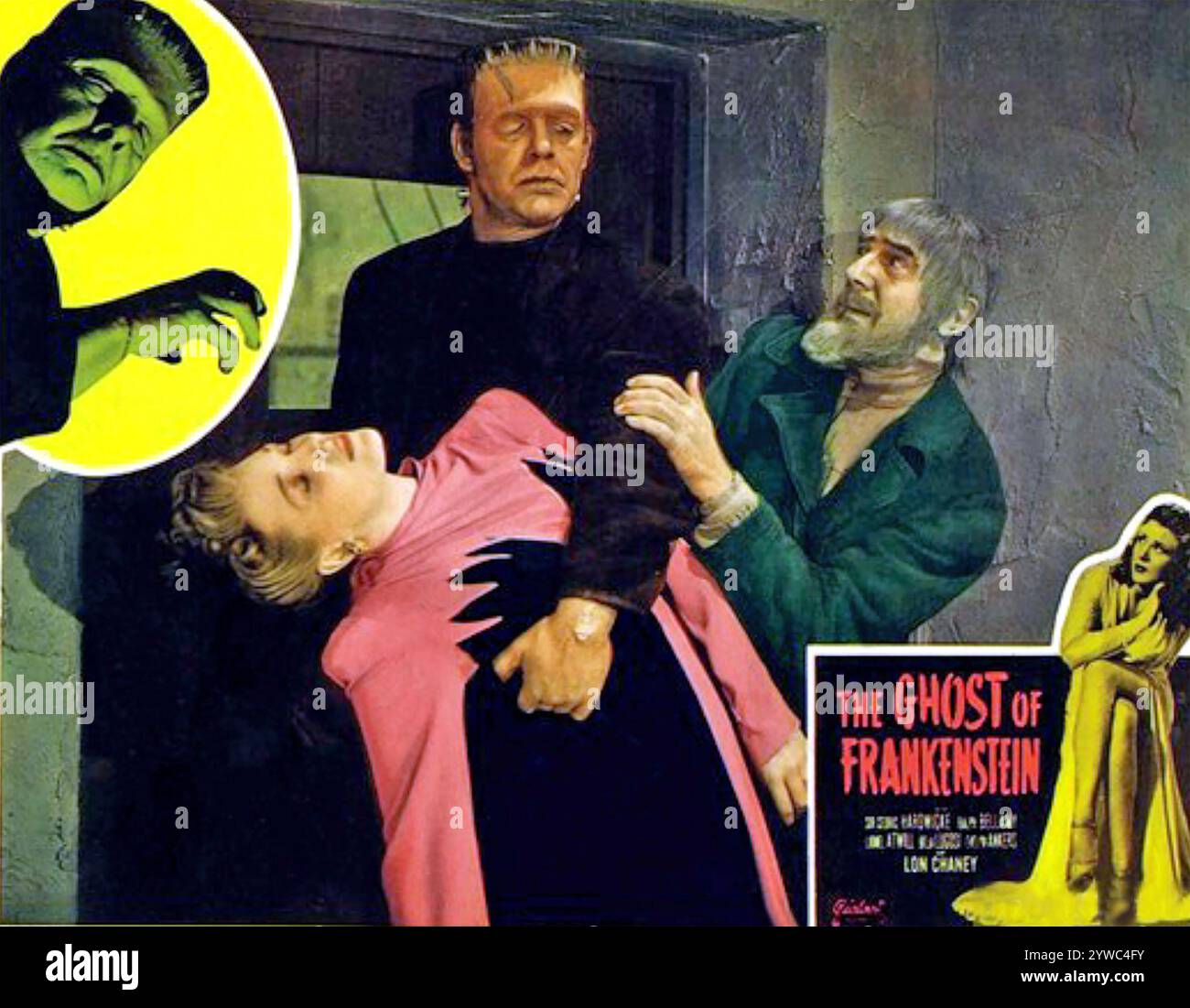 THE GHOST OF FRANKENSTEIN 1942 Universal Pictures film with Lon Chaney ...