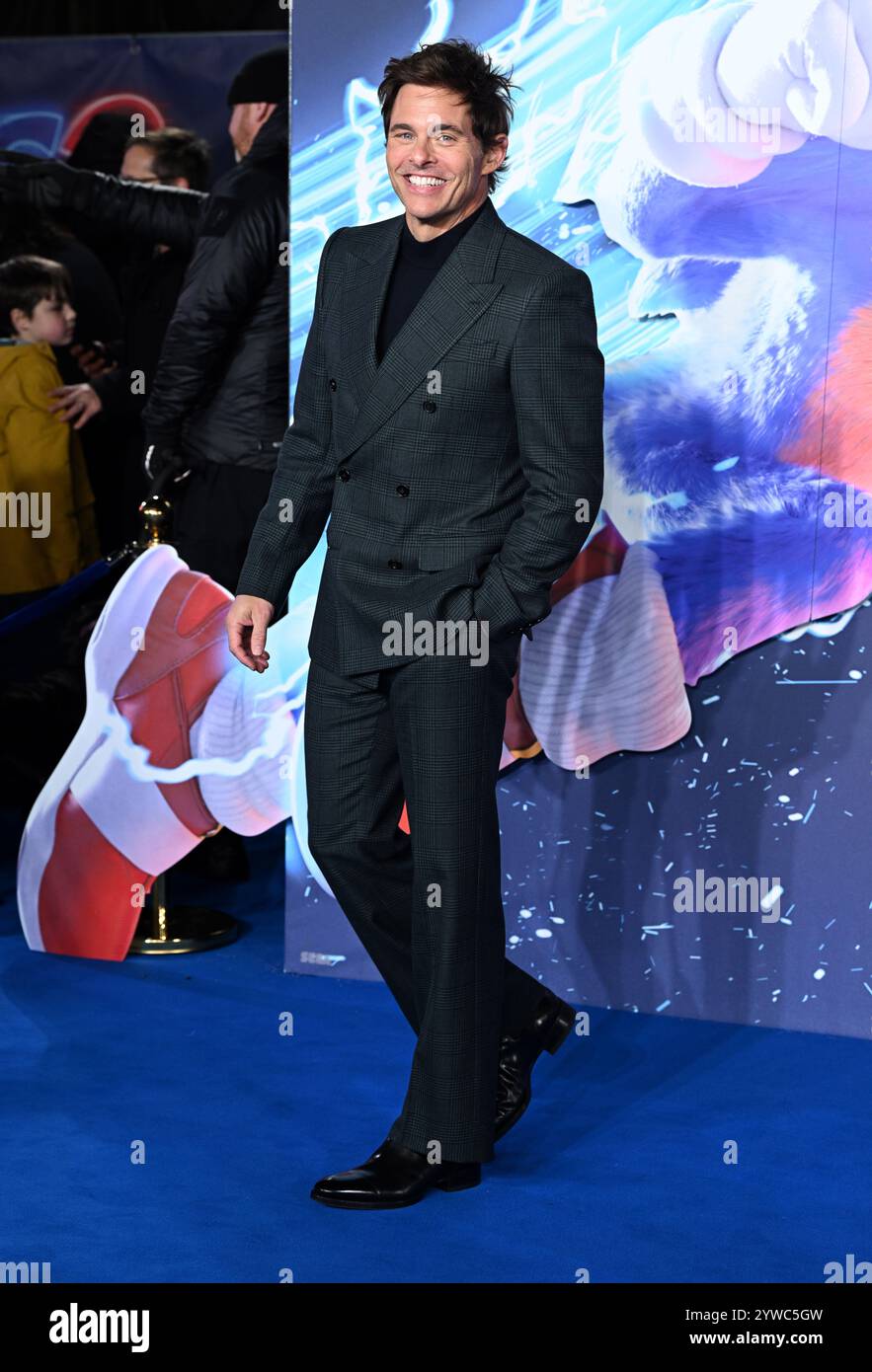 London, UK. December 10th, 2024. James Marsden arriving at the Sonic ...
