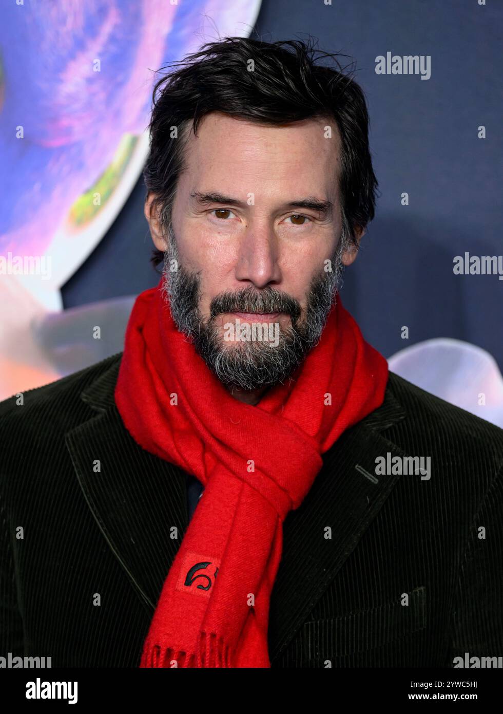 London, UK. December 10th, 2024. Keanu Reeves arriving at the Sonic The ...