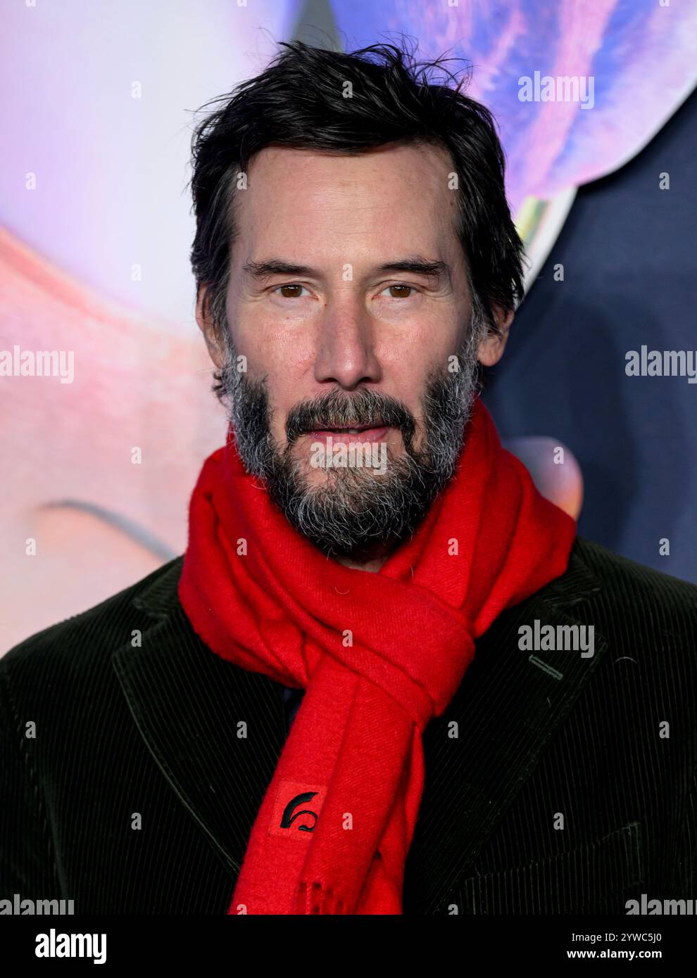 London, UK. December 10th, 2024. Keanu Reeves arriving at the Sonic The ...