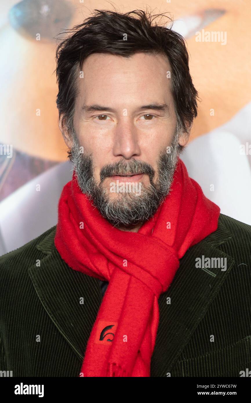 London, UK. 10 Dec, 2024. Pictured: Keanu Reeves attends The UK ...