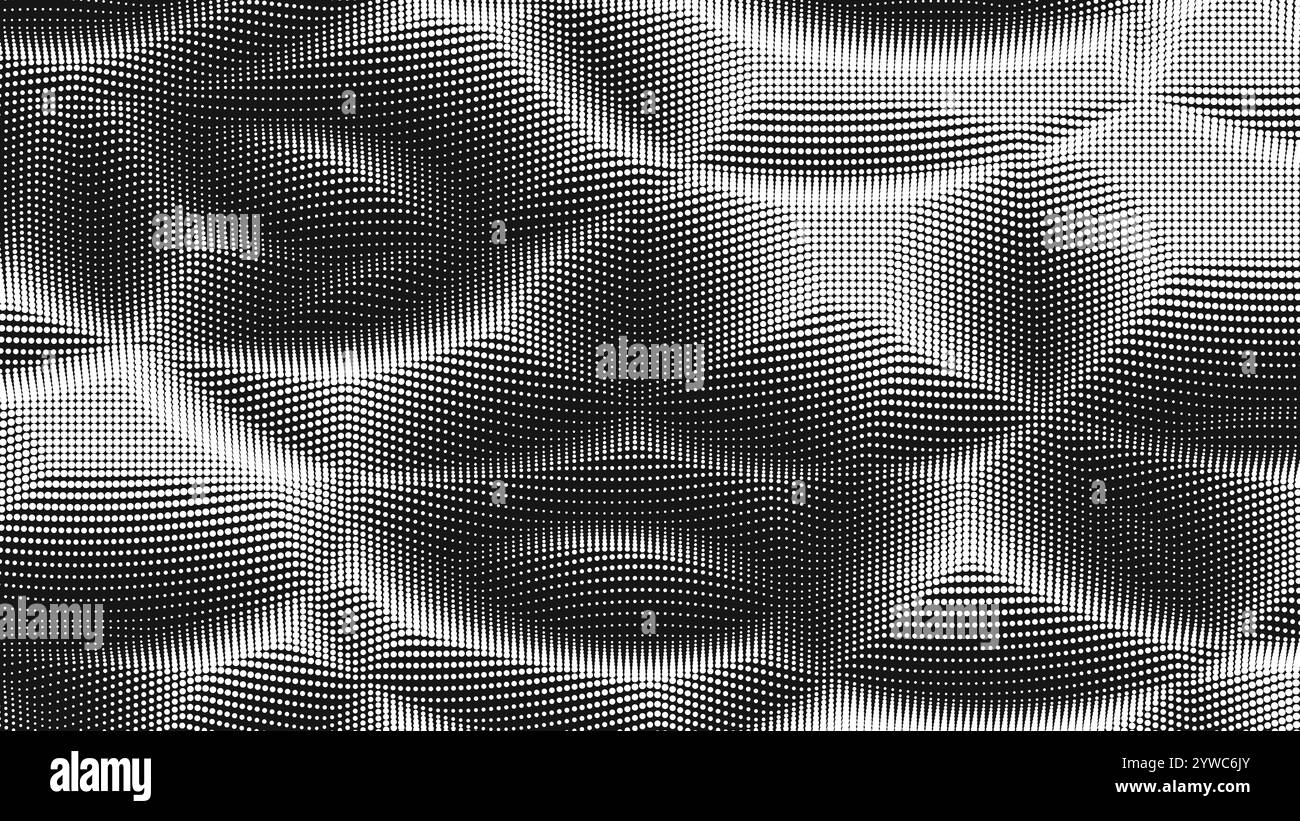 Point wave noise texture. Abstract dot background. Technological ...