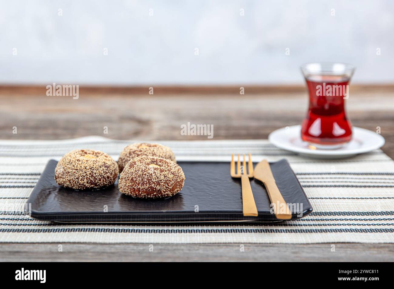 Traditional Turkish Dessert Sekerpare is also known as Chocolate ...