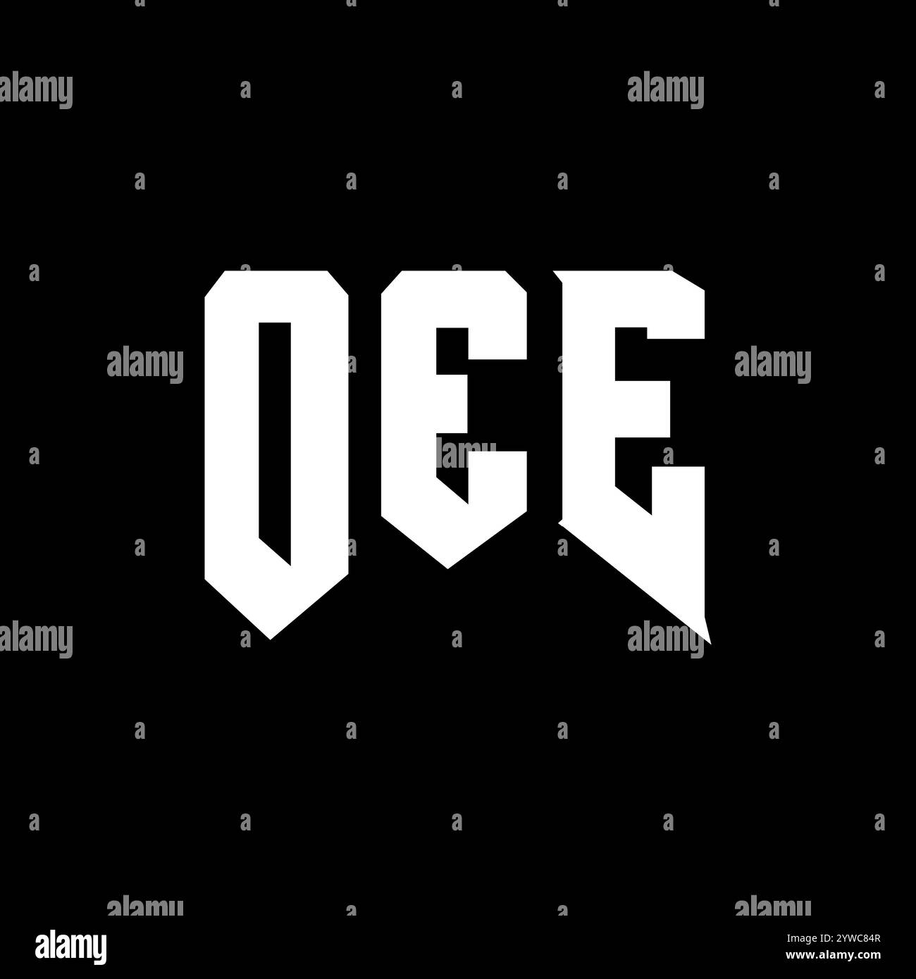 OEE letter logo design for technology company. OEE logo design black ...