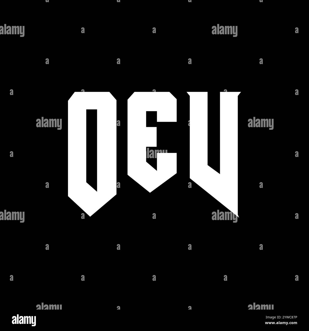 OEV letter logo design for technology company. OEV logo design black ...