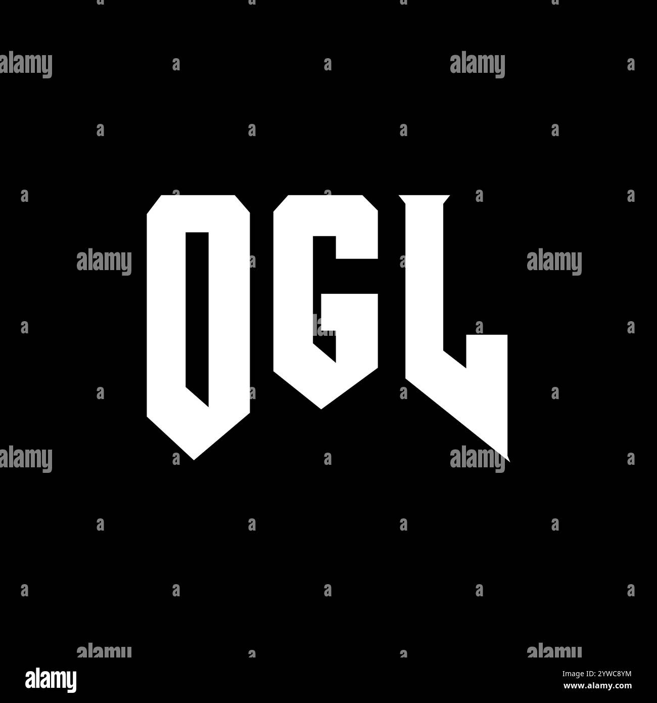 OGL letter logo design for technology company. OGL logo design black ...