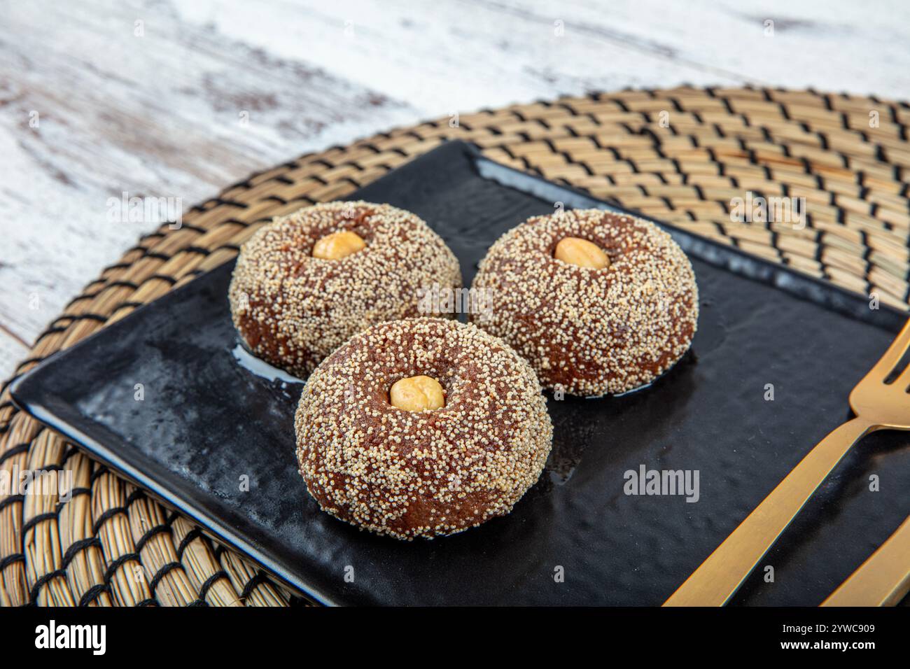Traditional Turkish Dessert Sekerpare is also known as Chocolate ...