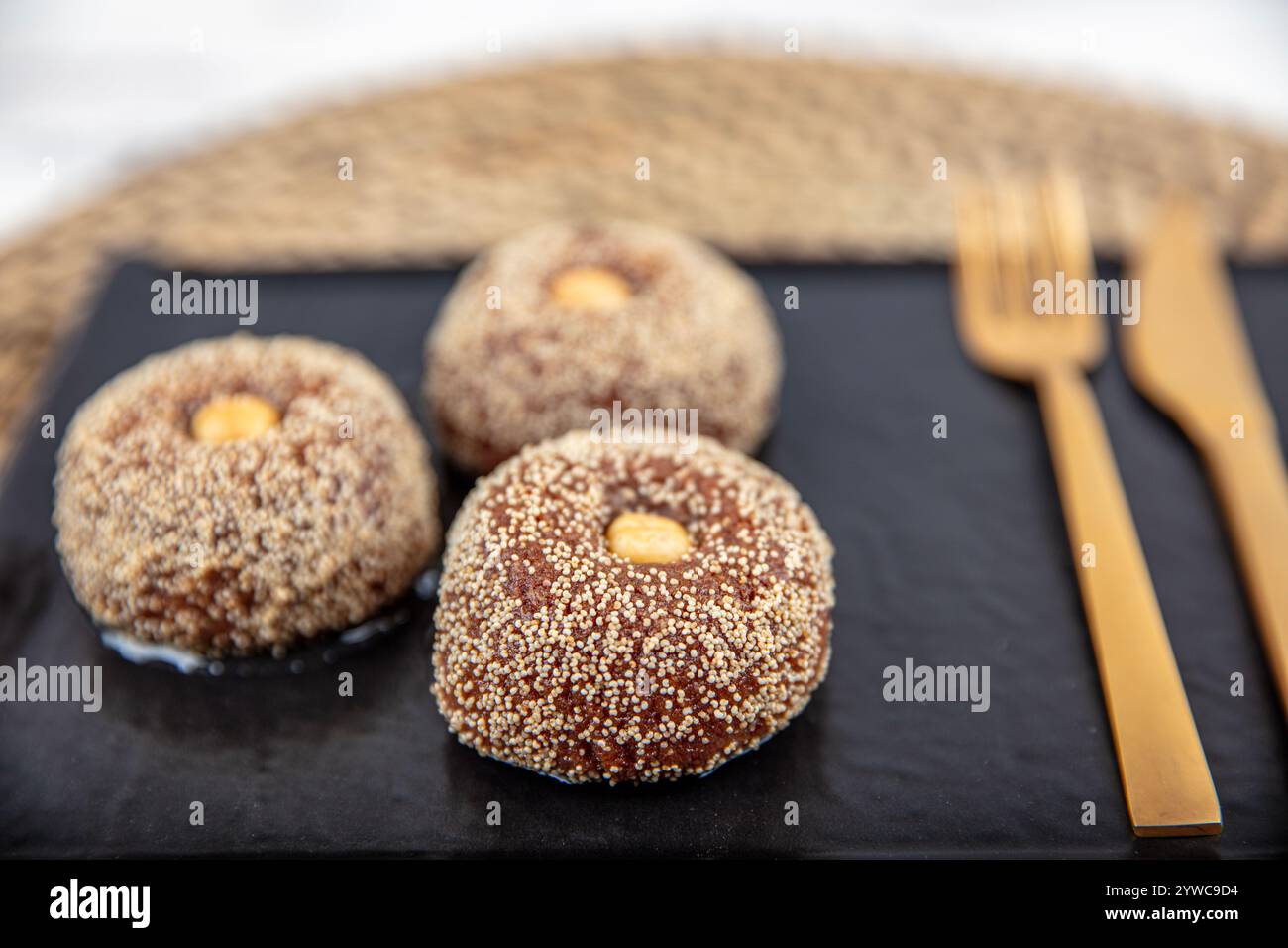 Traditional Turkish Dessert Sekerpare is also known as Chocolate ...