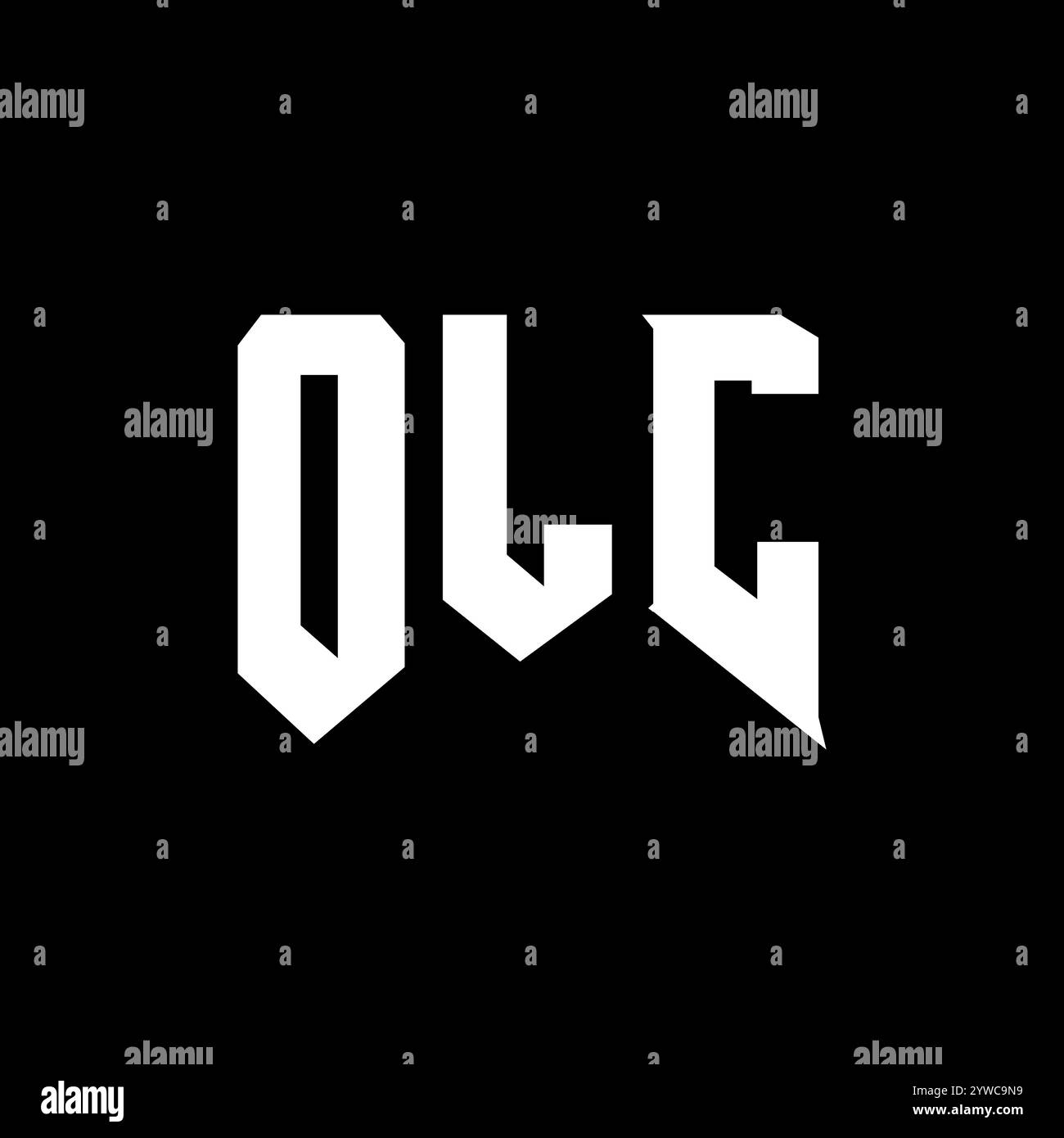 OLC letter logo design for technology company. OLC logo design black ...