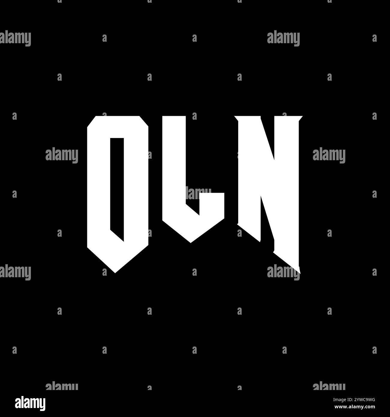 OLN letter logo design for technology company. OLN logo design black ...