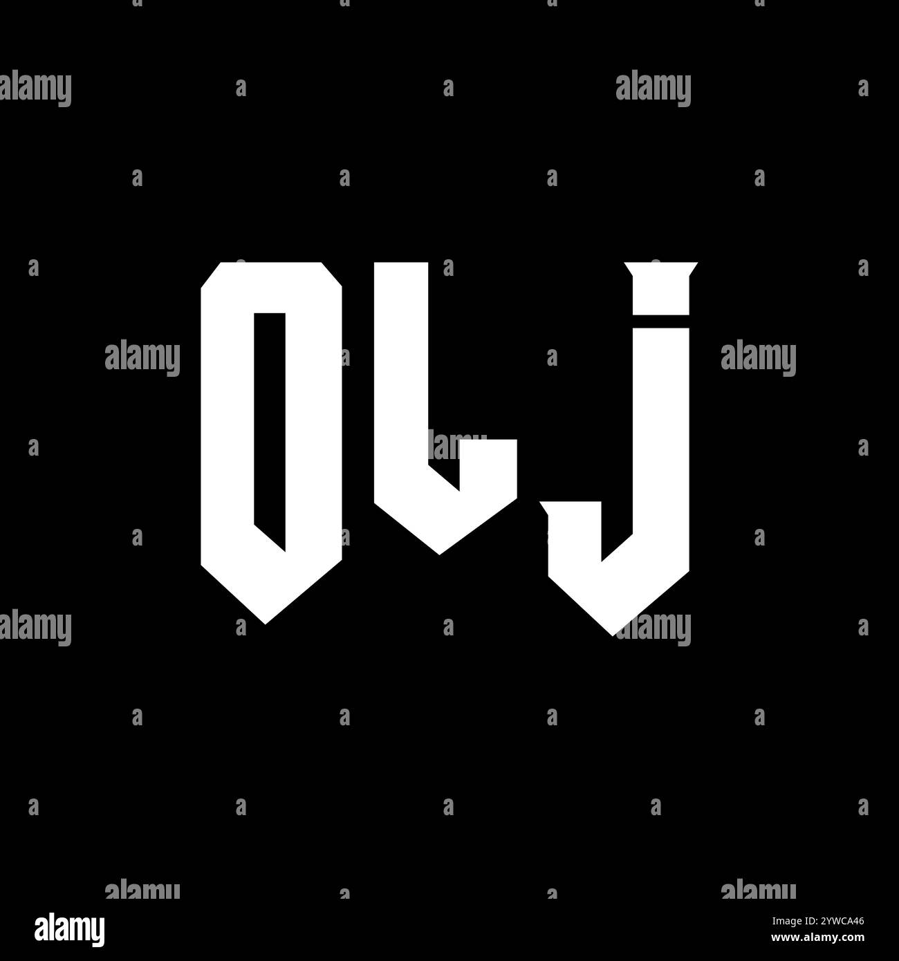 OLJ letter logo design for technology company. OLJ logo design black ...