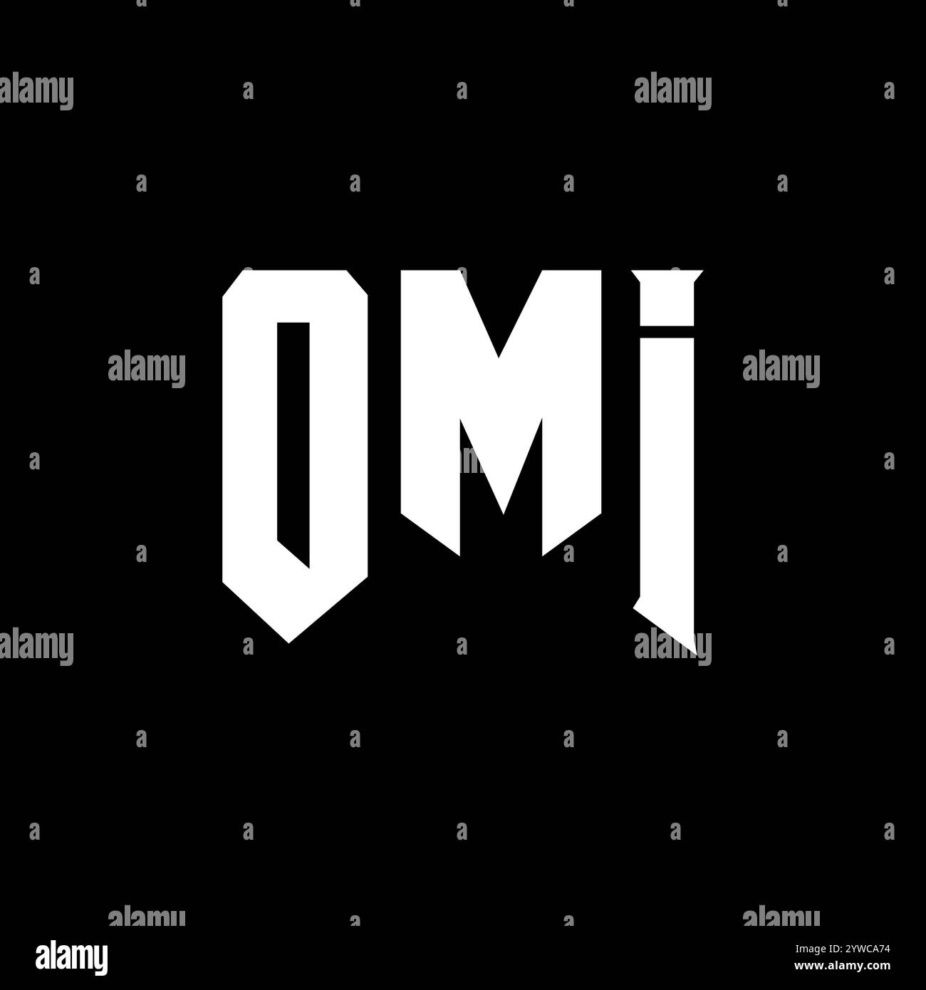 OMI letter logo design for technology company. OMI logo design black ...