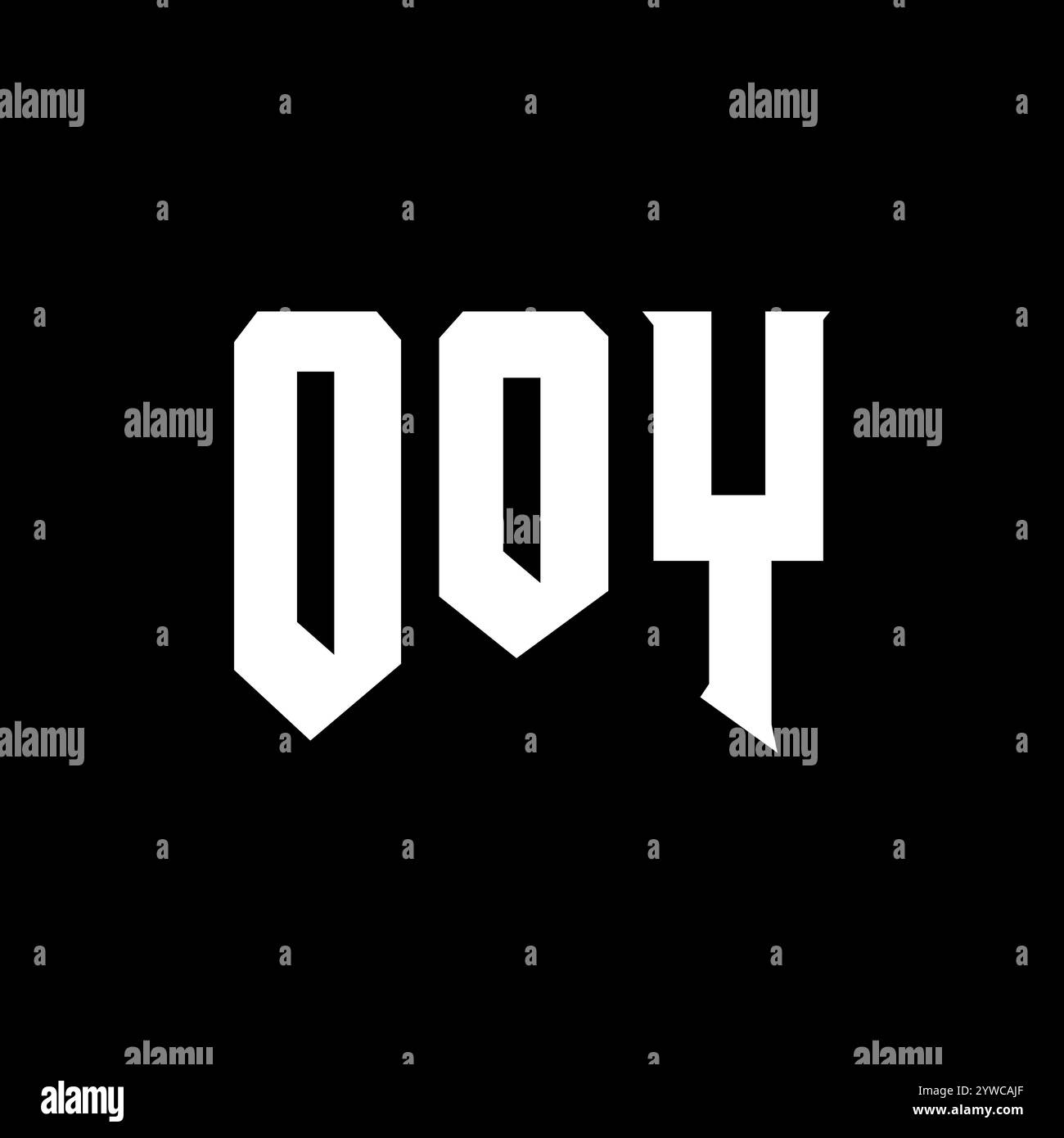 OOY letter logo design for technology company. OOY logo design black ...