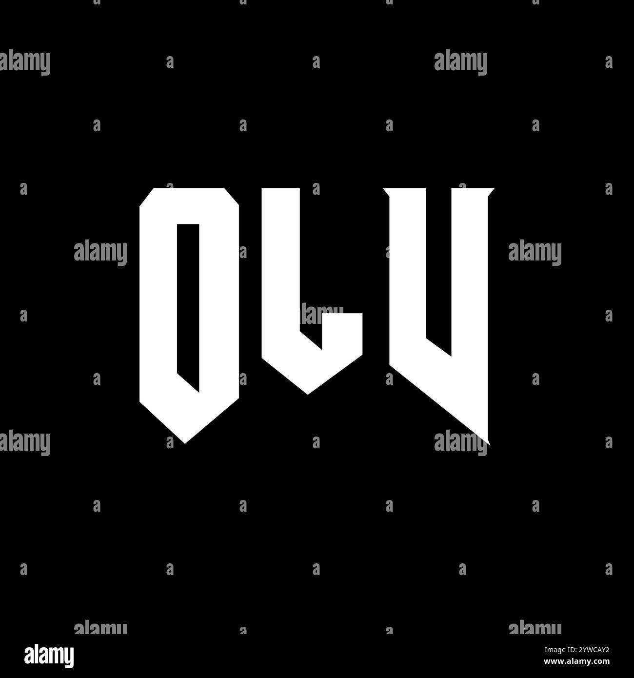 OLV letter logo design for technology company. OLV logo design black ...